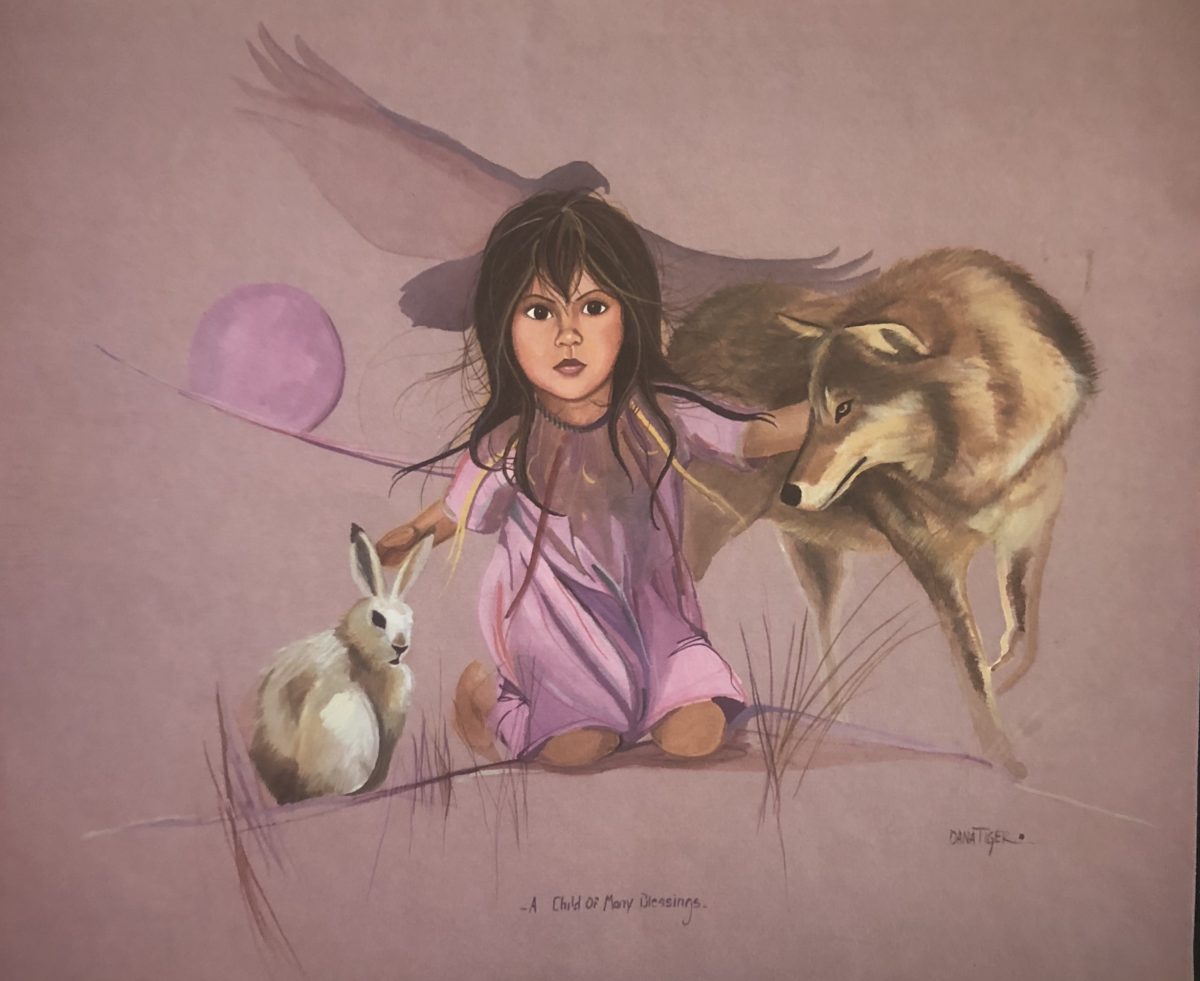 Child of Many Blessings - Signed print, in Dana Tiger Open Editions