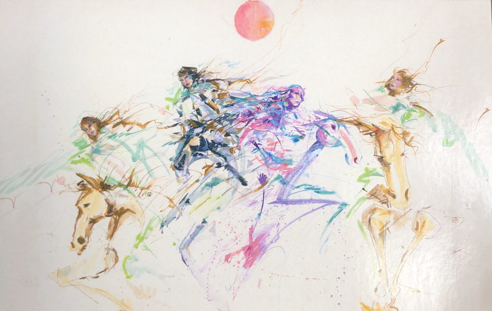 Four Sisters - Signed print, in Dana Tiger Open Editions