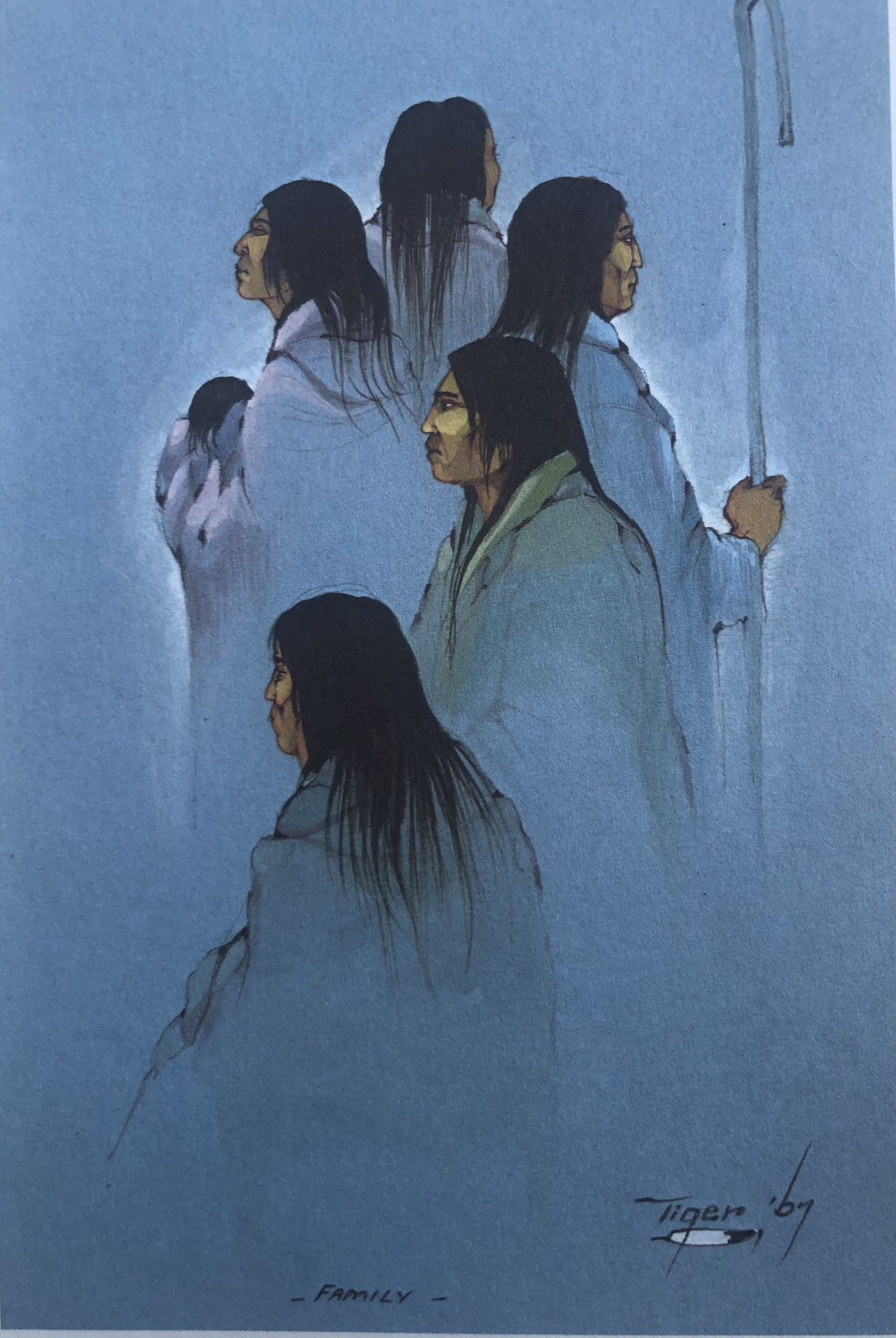 Family - Print , in Jerome Tiger (1941-1967)